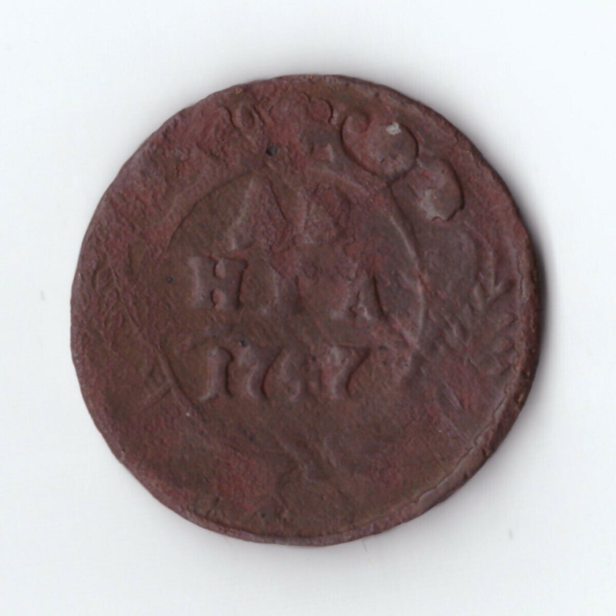 Денга 1747 Елизавета I