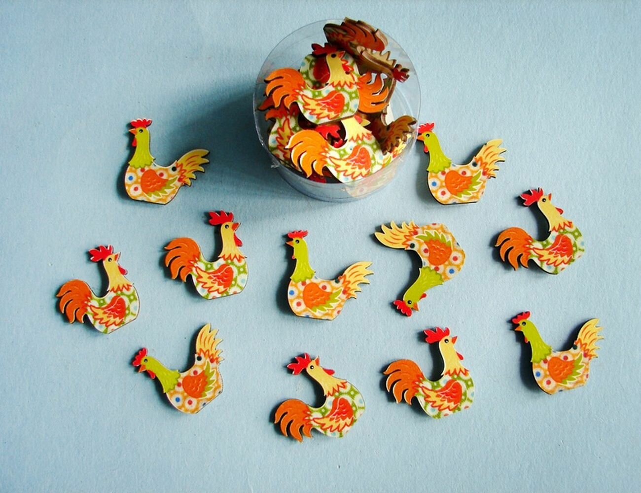 Набор для декорирования на липучках, дерево, 18 шт, Breitner