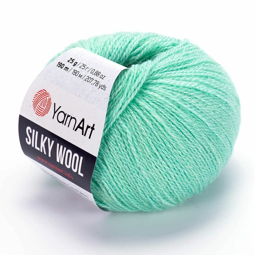 Пряжа YarnArt Silky Wool 340 весна (25г/190м, упаковка 10 мотков)