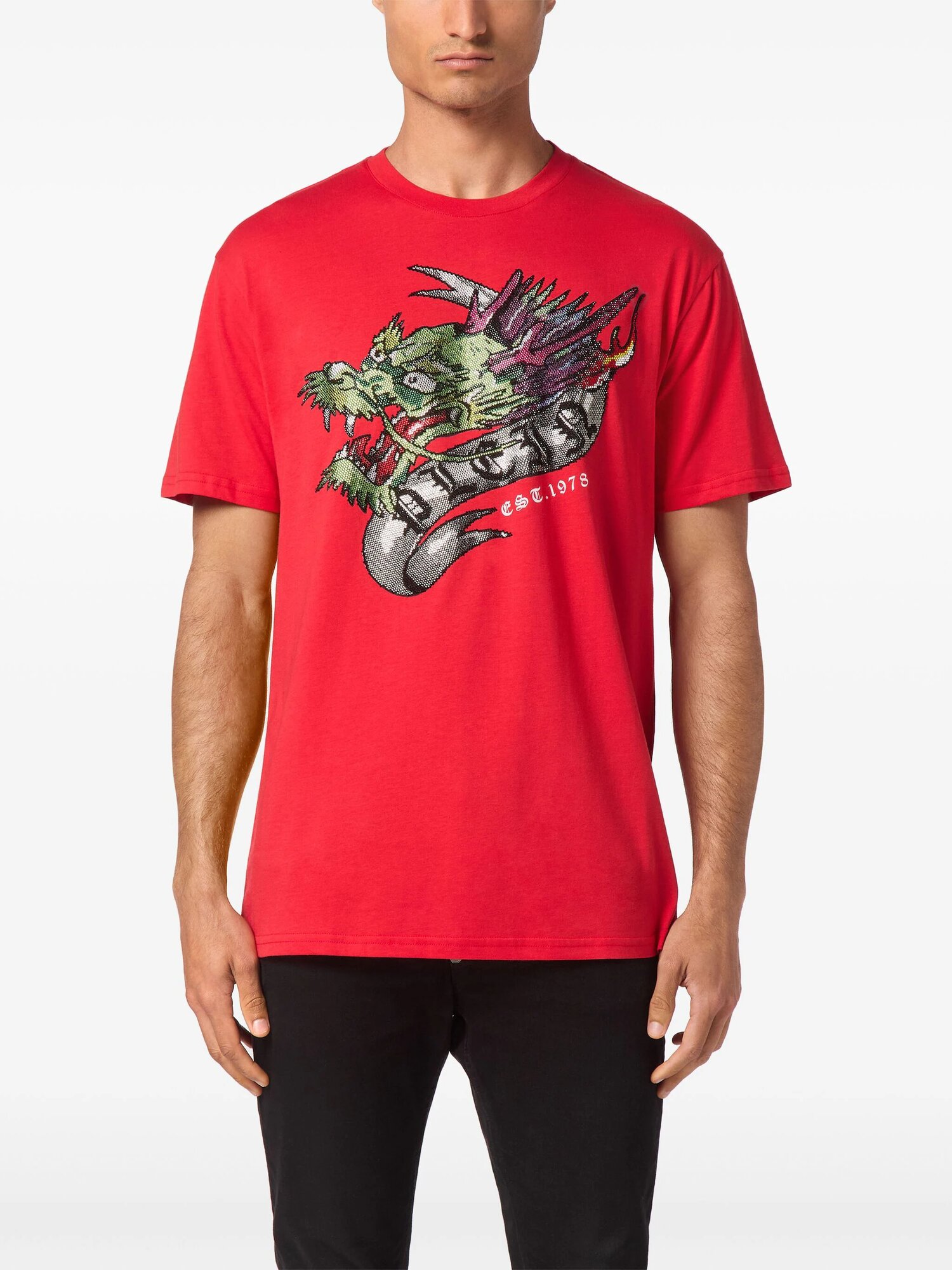 Футболка PHILIPP PLEIN SS Tattoo, размер 50 — фото 1