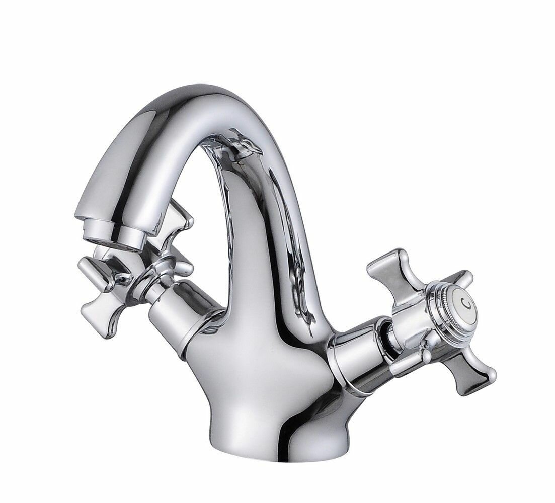 Смеситель для раковины, в ванную комнату. Кран на мойку, умывальник, в ванну, кухню VIKO V-1101 (монолитный)