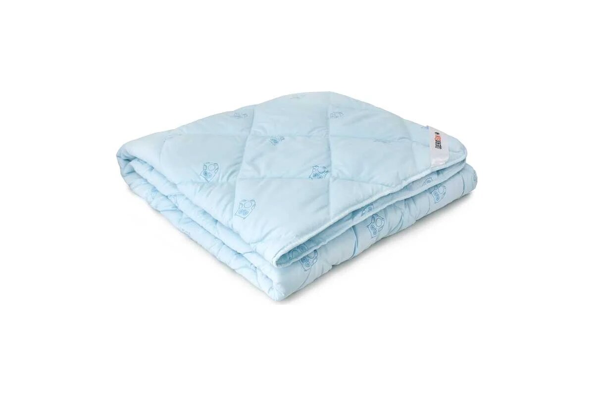 Одеялson Стеганое одеяло Мягкий сон 205x172 серия сова голубой ОСВС-6152 детское