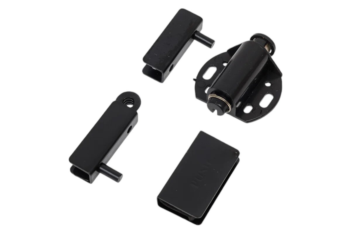 Tech-Krep/Zitar Комплект петель для 1 стекл двери с лифтом черный (2 шт) - пакет 147865