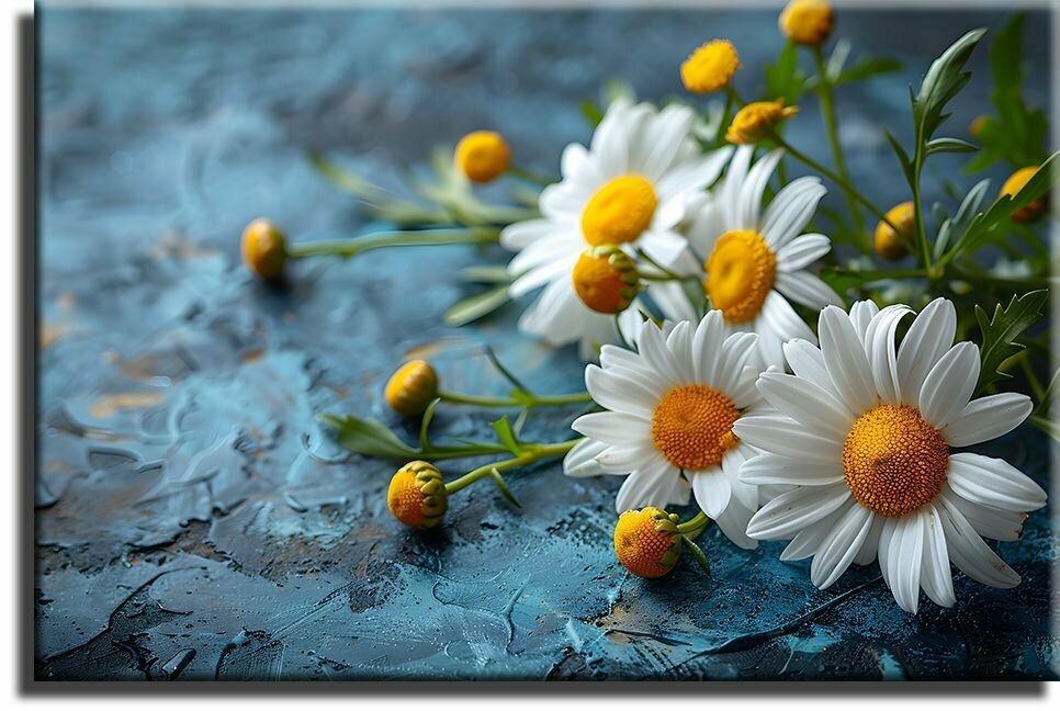 Интерьерная картина "Ромашки" 50х30 см