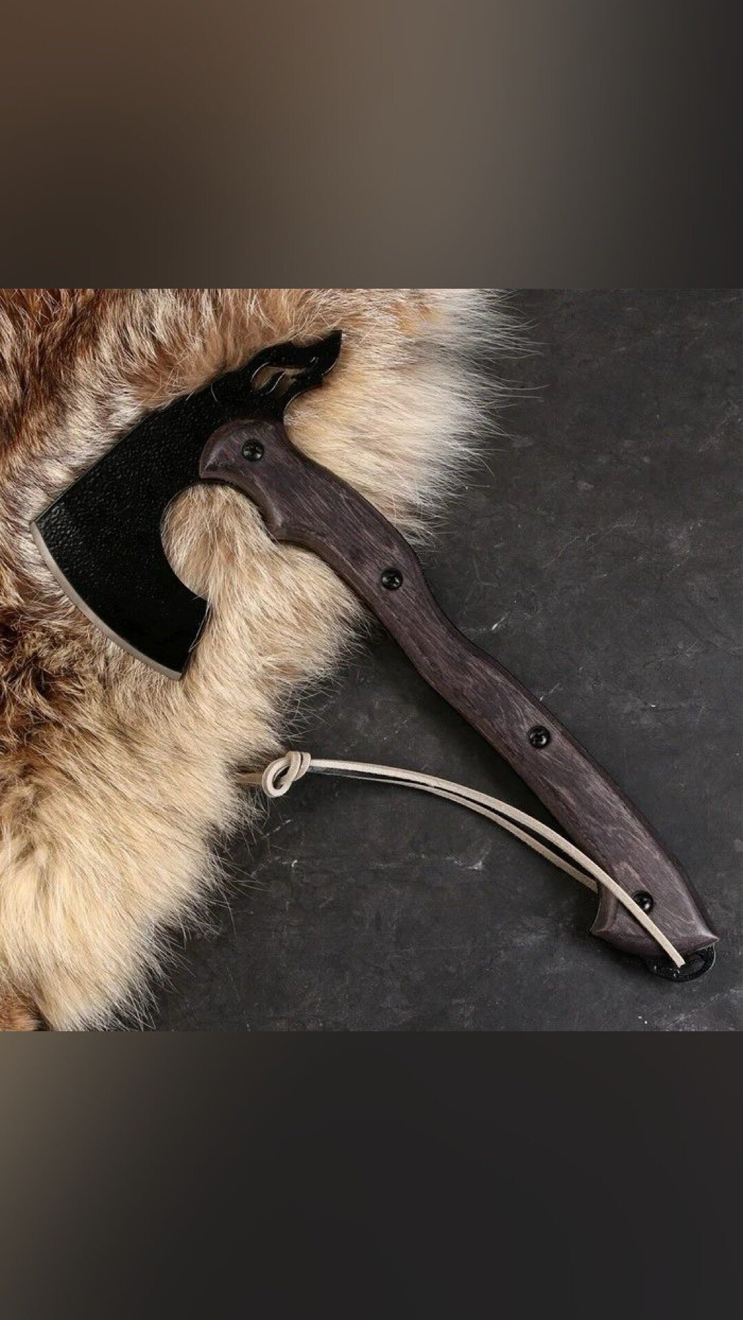 Кованый топор для мяса и костей