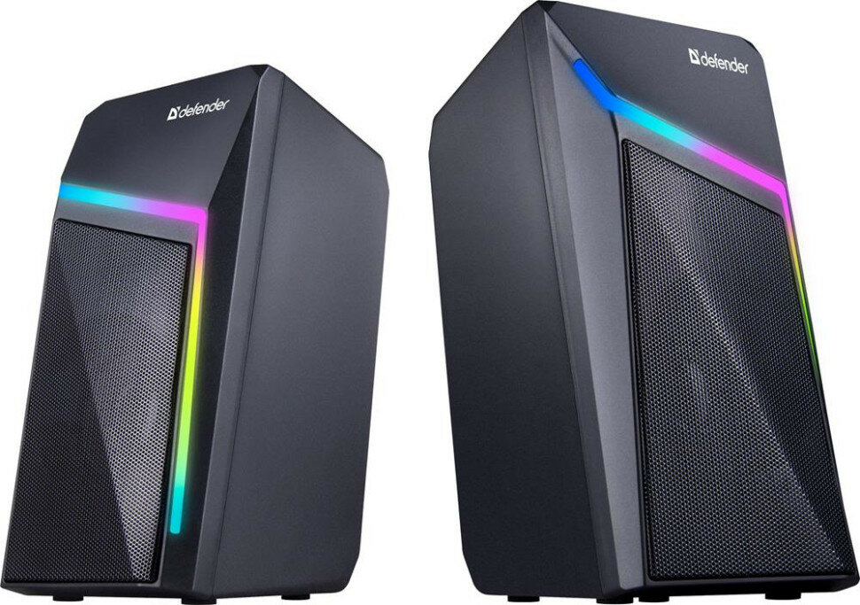 Акустическая 2.0 система (DEFENDER (65043) Stellar , черный)