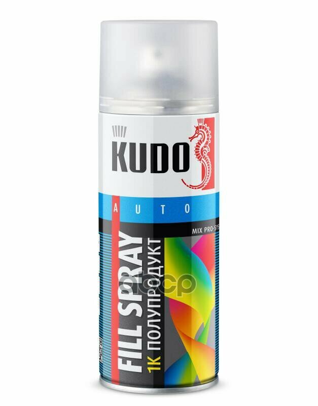 Полупродукт "KUDO" Fill Spray 1K (520 мл) (для заправки готовых эмалей) Kudo арт. KU-9900