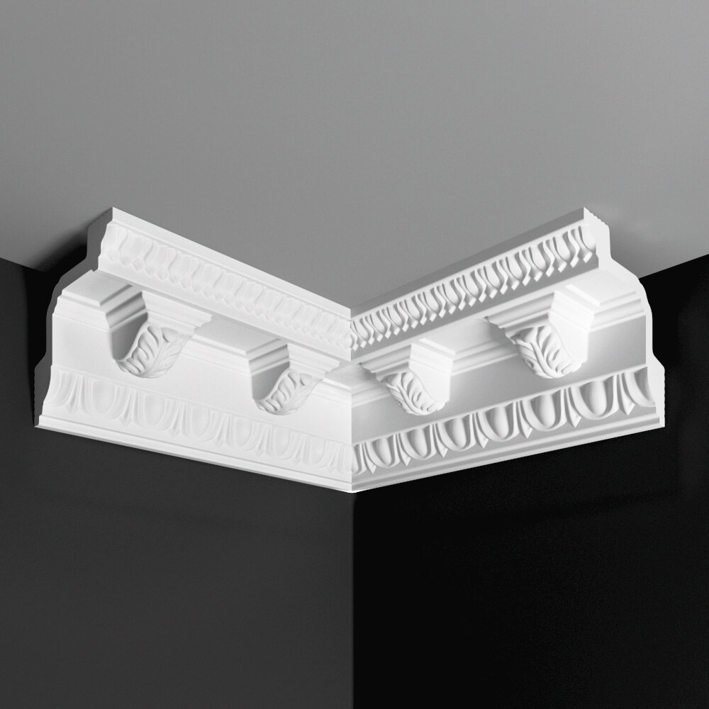 Угол Внутренний к Плинтусу Де-Багет ДП 21/100 Д2000хШ71хВ71 мм.