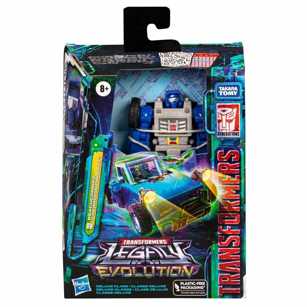 Трансформеры игрушки Hasbro Transformers Legacy Evolution Deluxe Class Beachcomber & Paradise Parakeet (14cm) F7196