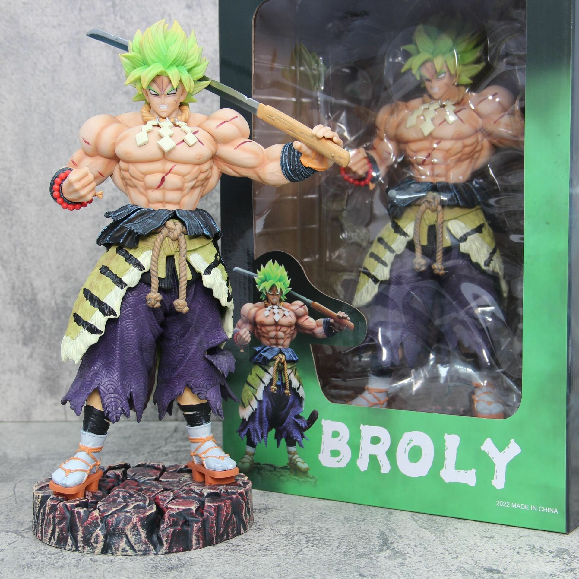 Фигурка коллекционная "Драконий Жемчуг"35см / "Dragon Ball"Броли самурай аниме фигурки