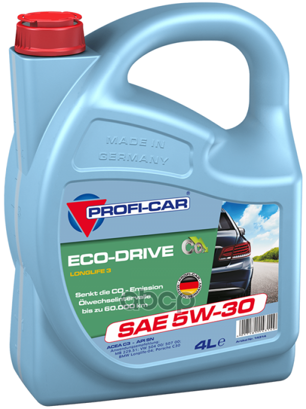 PROFI-CAR PROF 5W30 (4L) ECO-DRIVE LONGLIFE III масло мотор! синтACEA C3, VW 504 00/507 00, MB 229.51, BMW LL-04