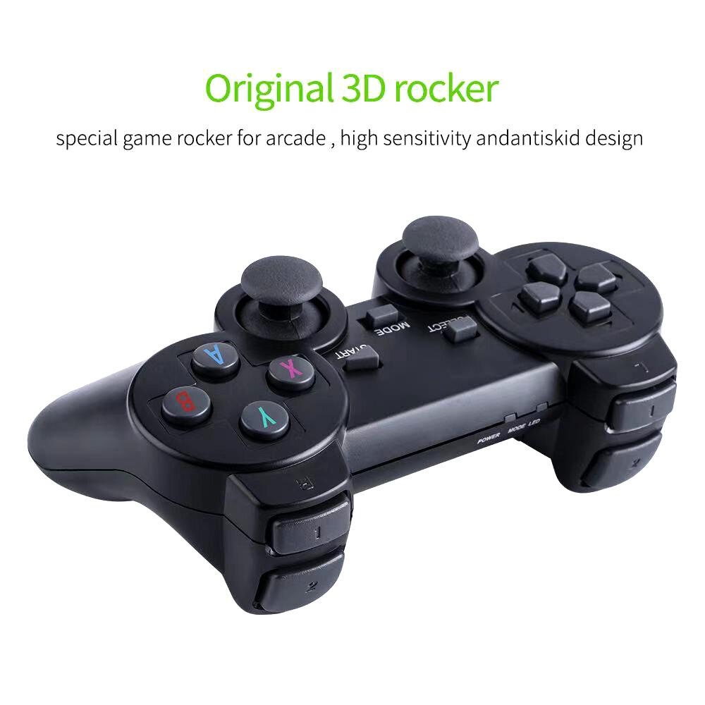 Беспроводная игровая консоль M8, 2,4G HD Arcade PS1, мини-игровая консоль для домашнего ТВ, 64 ГБ, беспроводной геймпад U Bao, новая упаковка