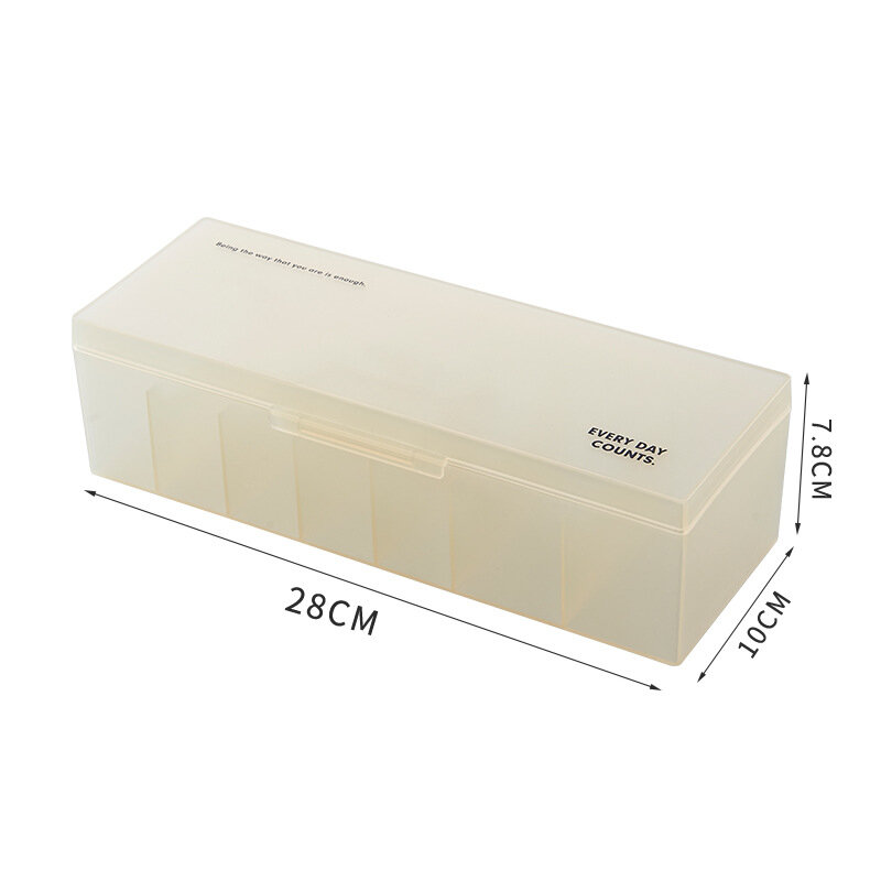 Коробка для хранения кабеля, с крышкой, настольная, желтая