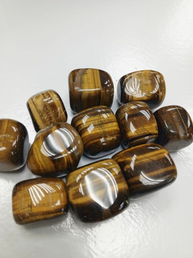 Галтовка из тигрового глаза 1,5*2 см