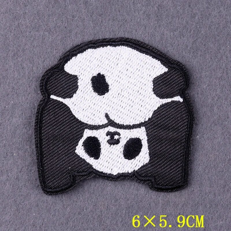 Термоклейкие нашивки с животными Черный, PE6373CT