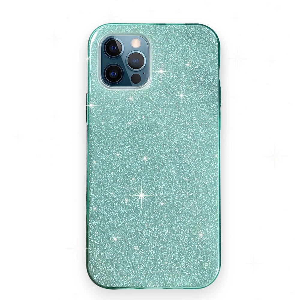 Блестящий чехол для телефона для iPhone 14 11 Pro Max 13 12 Mini X XR XS 8 Plus 7 SE 2020 6 iPhone11 Bling Sparkly Luxury Cover мятно-зеленый зеленый, For iPhone 11