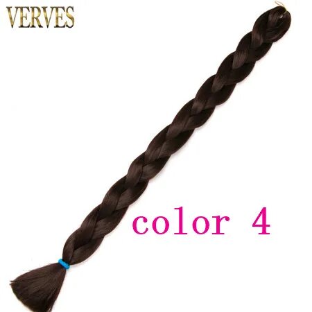 VERVES косы черные Color #4, 82 дюйма