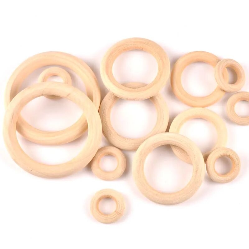 Деревянные круги для рукоделия, 70mm, 3шт