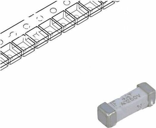 Предохранитель LITTELFUSE 0443004. DR Предохранитель: плавкая вставка медленный 4А 250ВAC SMD 1шт