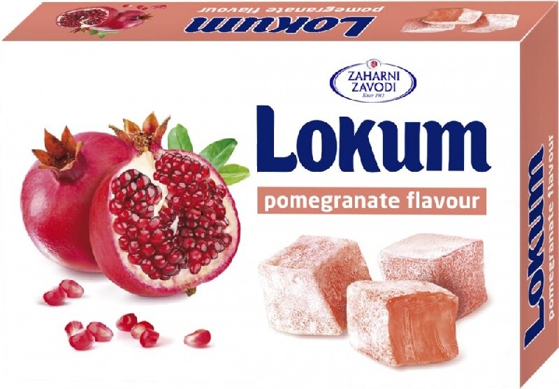 Лукум ZAHARNI ZAVODI со вкусом граната 140г