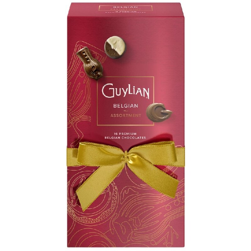Конфеты GUYLIAN OPUS шоколадные сундучок подарочный с лентой 180г