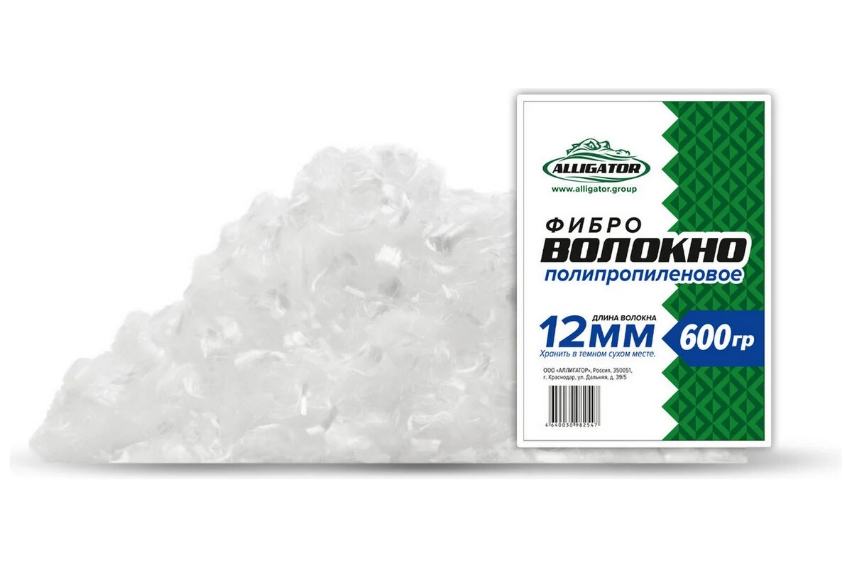 GAVIAL Фиброволокно полипропиленовое, 12 мм 0,6 кг/меш 623