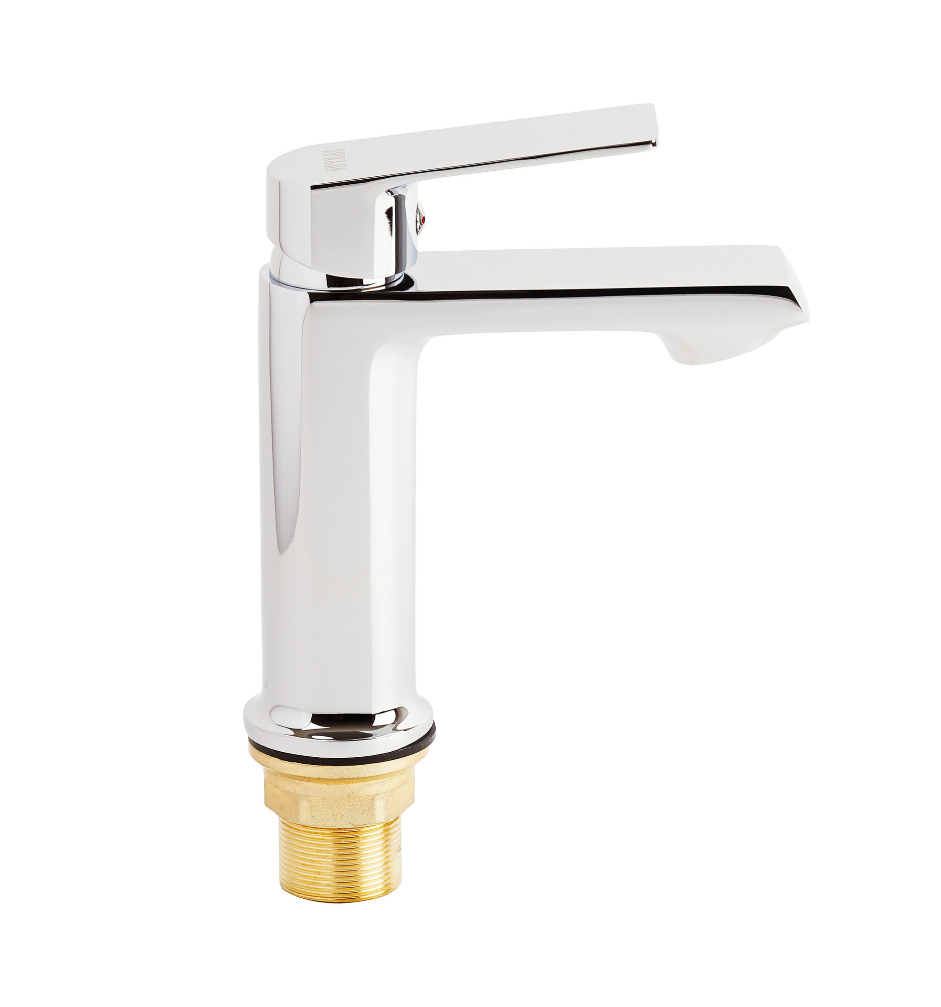 Смеситель Оптима 16188, для раковины, латунь, хром, однорычажный, с аэратором