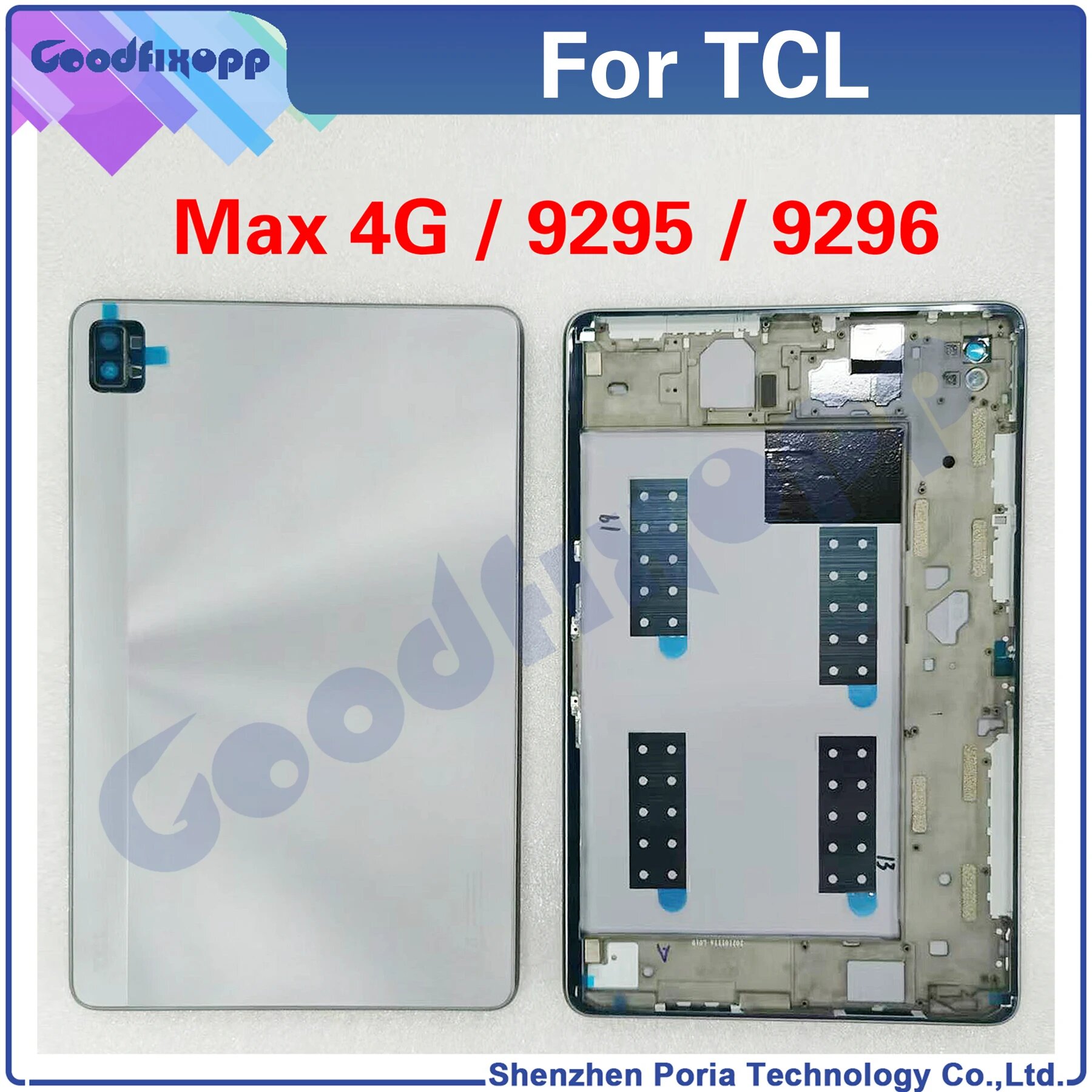 Задняя крышка TCL 10 Tab Max 9296X Gray