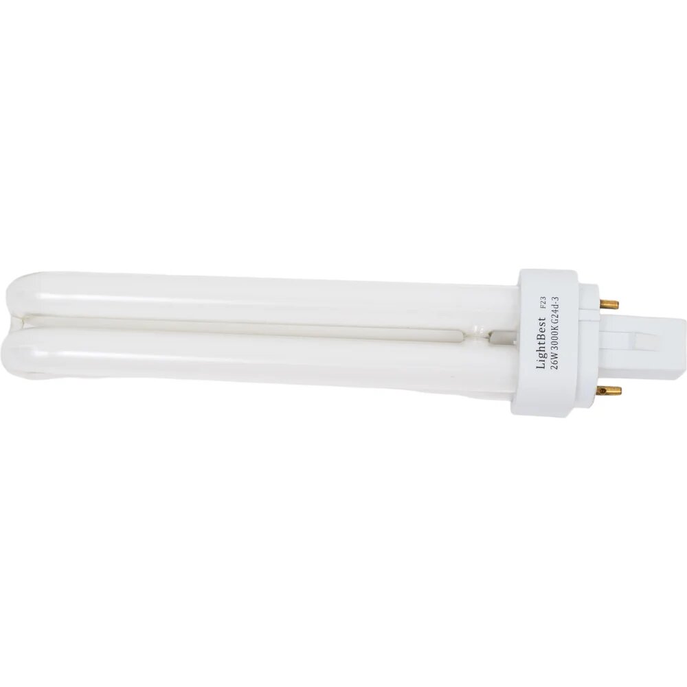 Лампа люминесцентная LightBest lbl d 71011 26w 3000k g24d-3 701071011
