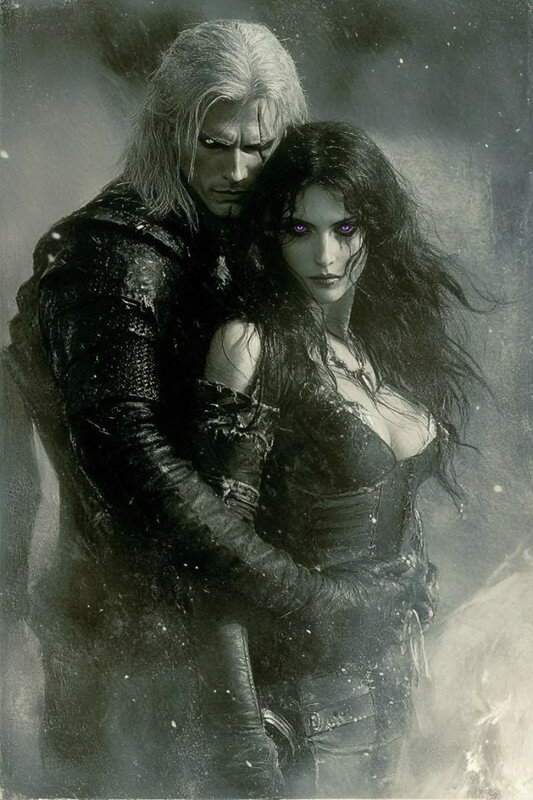 Алмазная мозаика "The Witcher" 40*50см, без рамы. Отлично подходит для дома, украшения, подарков, Рождества.