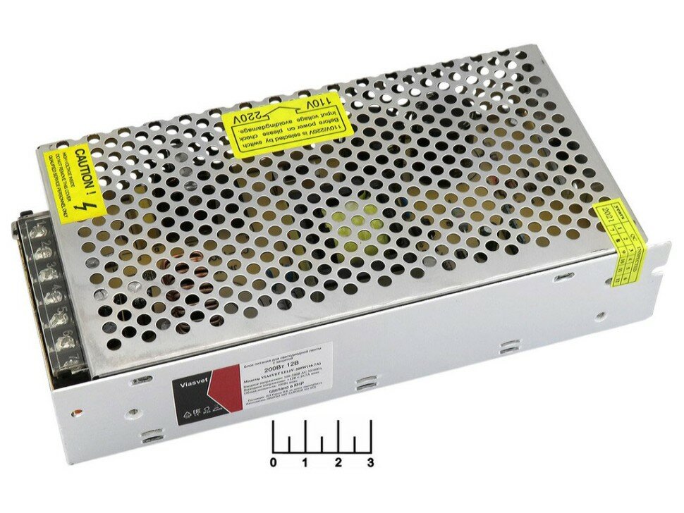 Блок питания 12V 16.7A 200W LE12V-200W Viasvet IP20