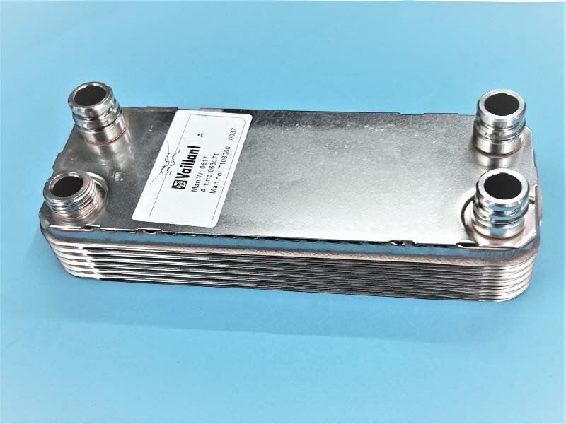 Теплообменник ГВС для котлов Vaillant 065088 (Оригинал)