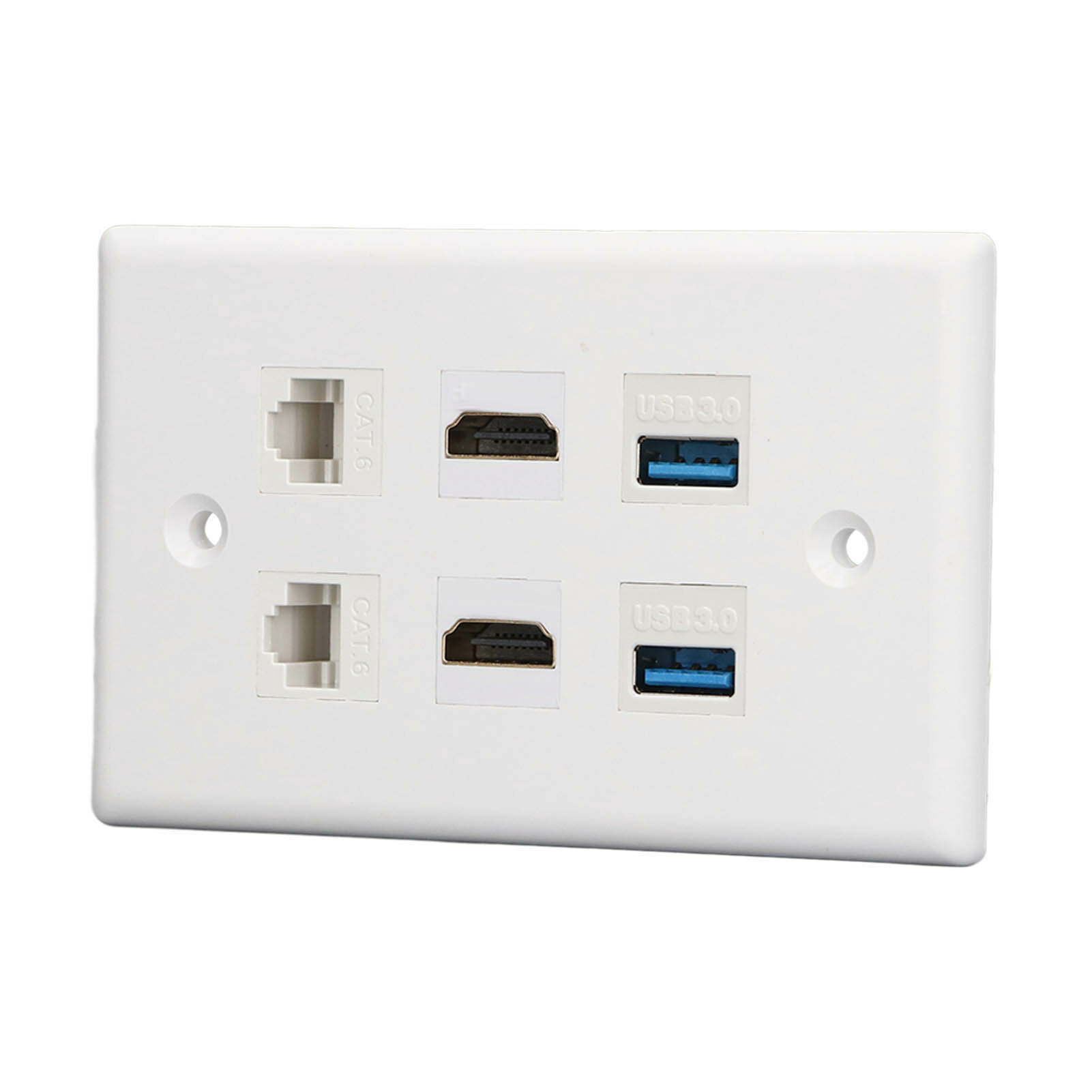6 портовая настенная панель с HDMI, USB и RJ45 Ethernet, идеальна для HDTV и мультимедийных приложений