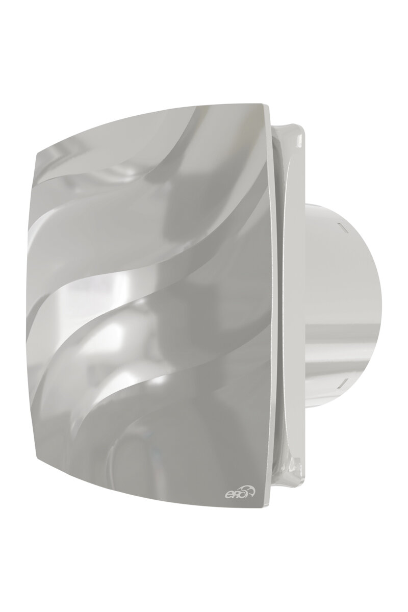 Вентилятор вытяжной ERA Wave 100 C Gray, с обратным клапаном, серый