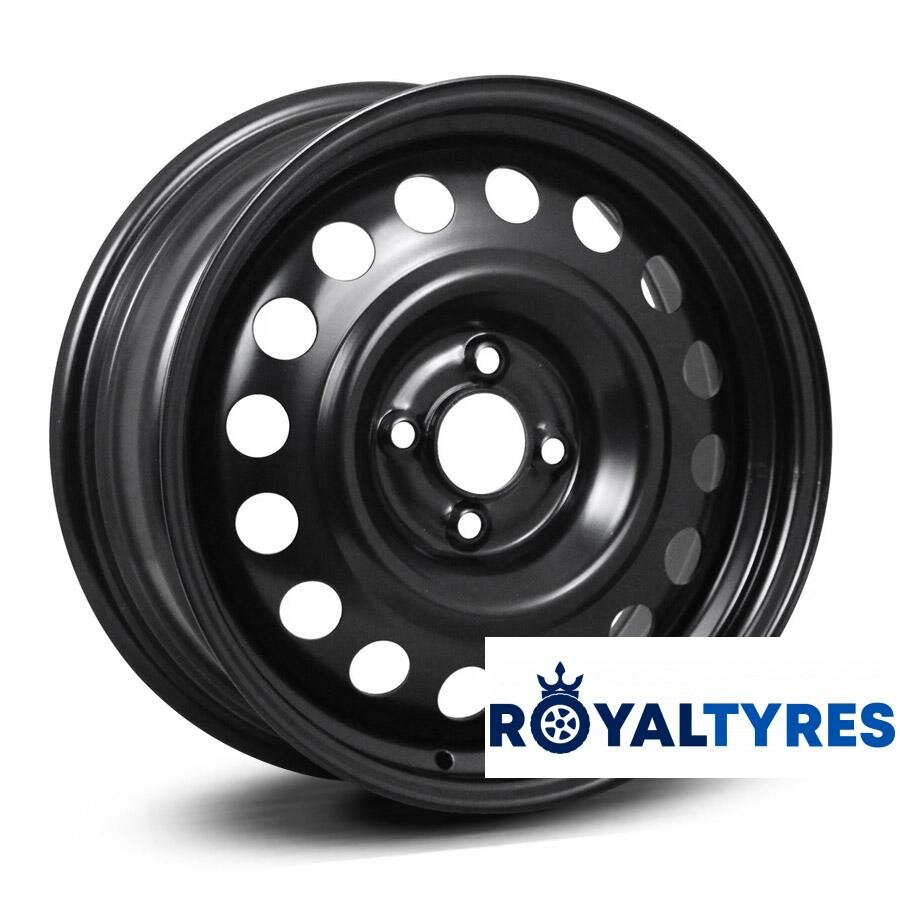 Штампованный колесный диск TREBL X40937 Lada X-ray 6,5R17 4*100 ET41 d60,1 Черный