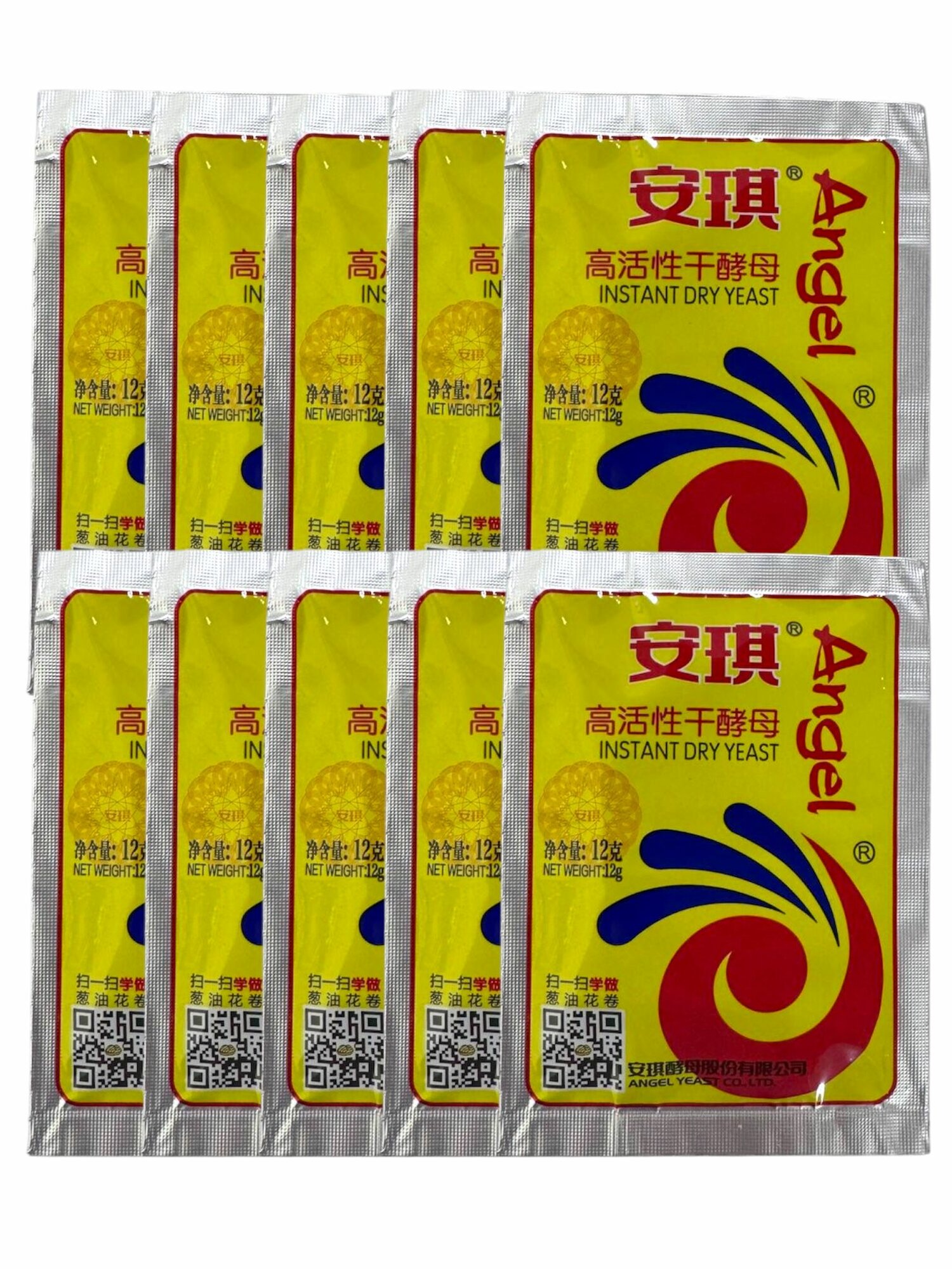 Angel Дрожжи высокоактивные сухие 10 шт х 12 гр