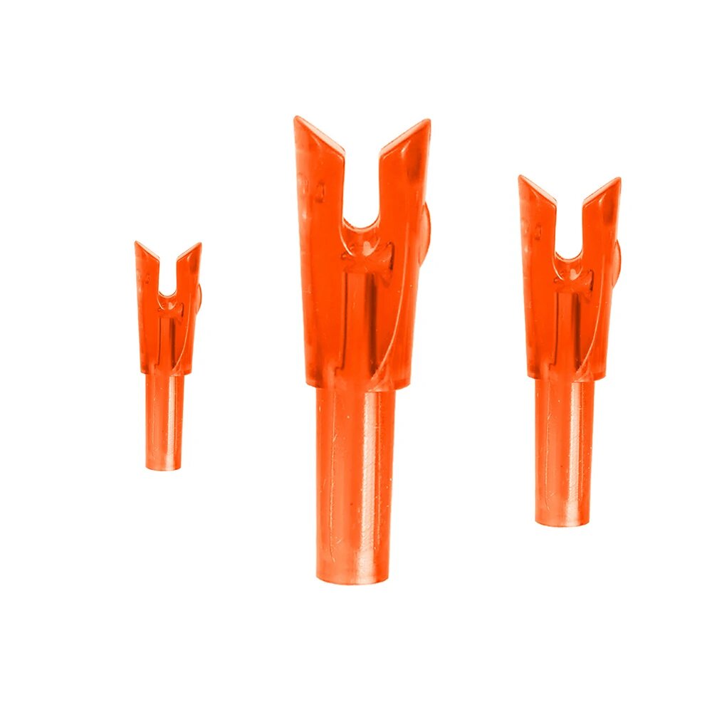 Наконечники для стрел 6,2 мм, пластиковые, набор из Оранжевый, 50pcs, Transparent Orange