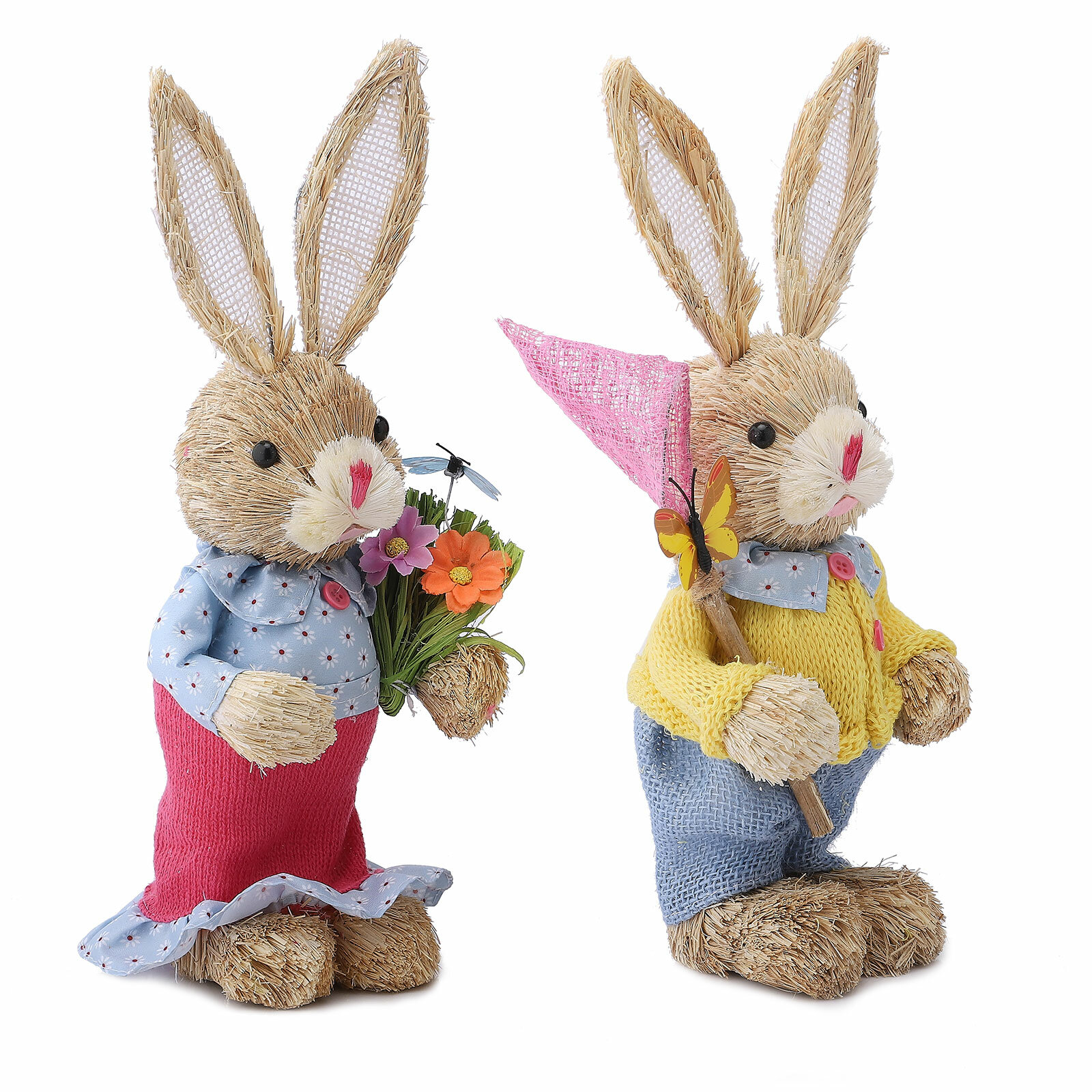 Пасхальное украшение Статуэтка кролика 35 см Товары для вечеринки, Декор для дома на Пасху, Украшения в виде пасхального кролика, Товары для вечеринки на Пасху
