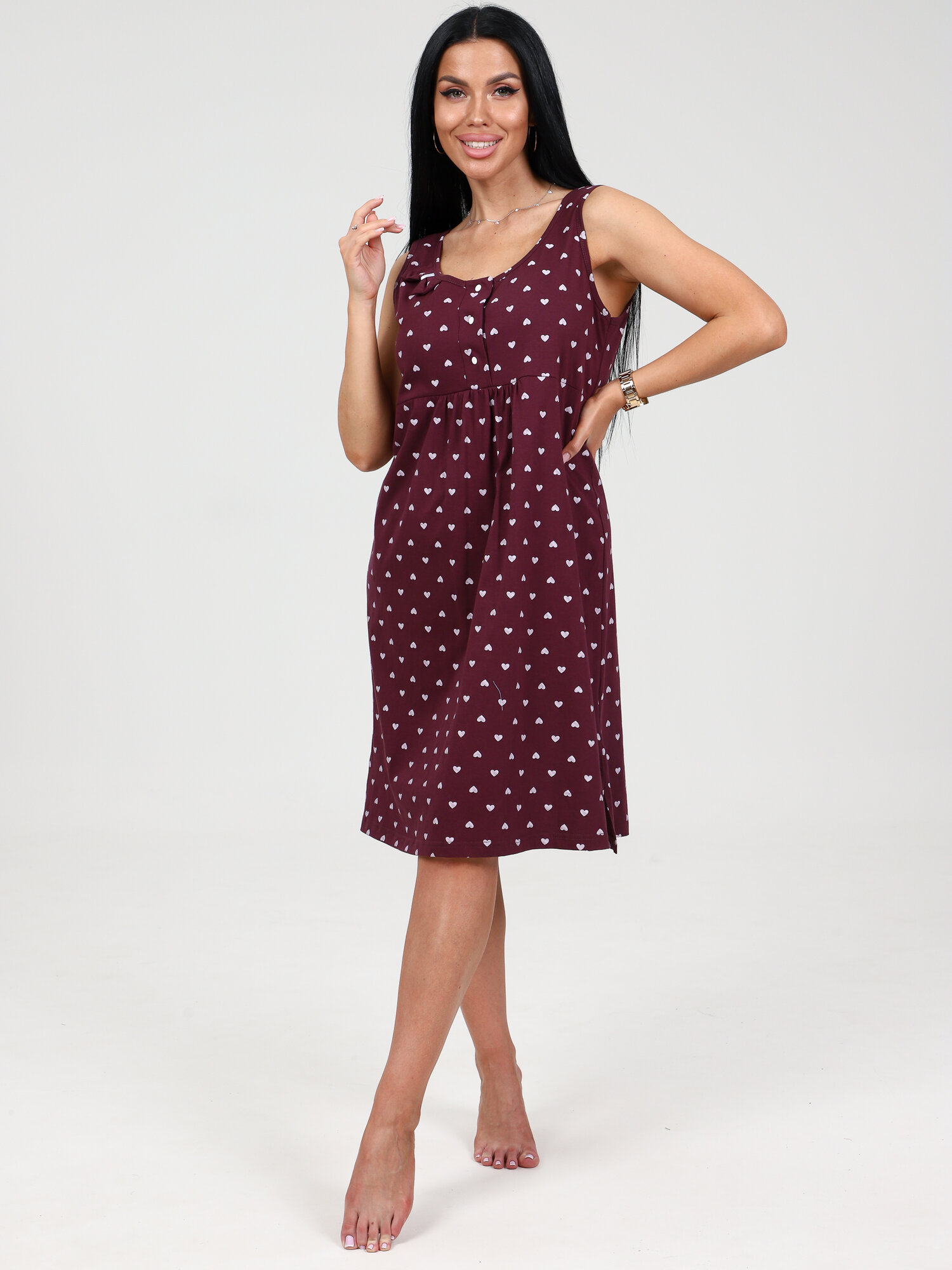 Сорочка для кормящих мам HOME STYLE Базовая коллекция