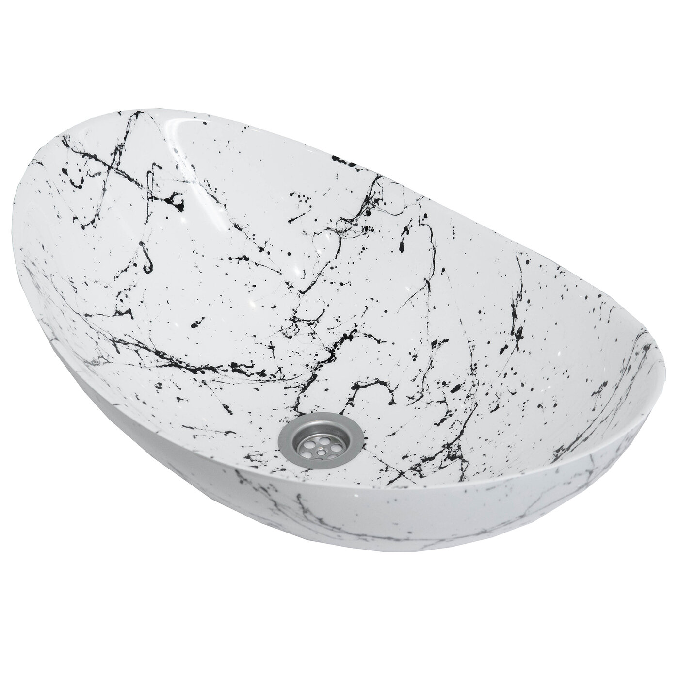 Раковина Stella Polar Орион SP-00001054 белый мрамор
