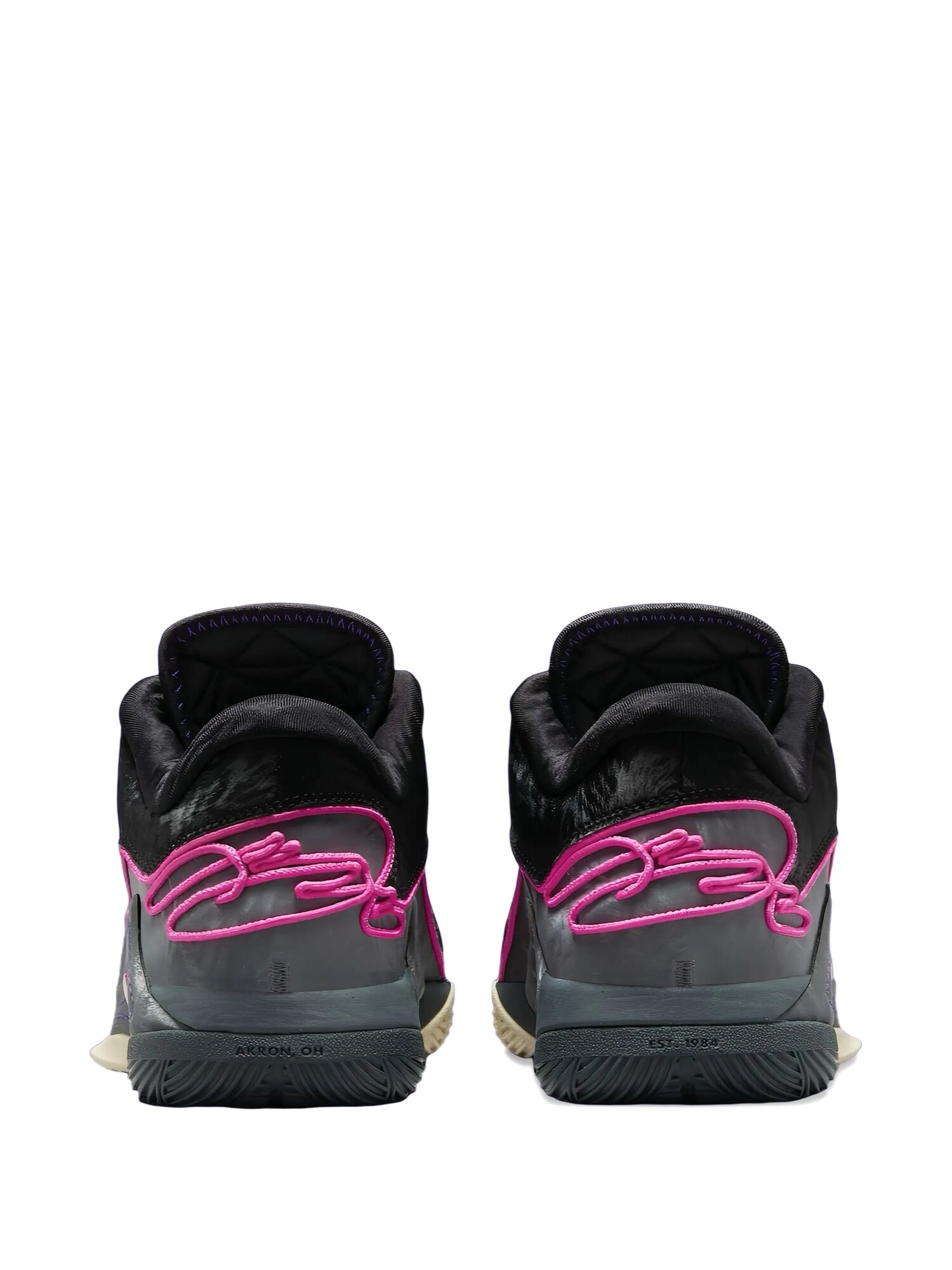 Кроссовки NIKE LeBron 22 Blacklight, размер 14 US, black/black — фото 1