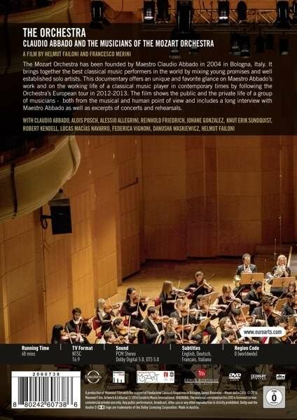 Диск Claudio Abbado- The Orchestra (1 DVD) — фото 1