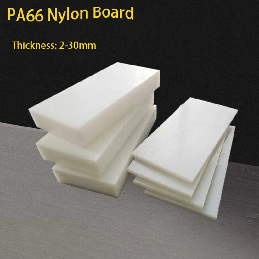 Листовой нейлон PA66 2-30 мм 100x100mm, Thickness 30mm