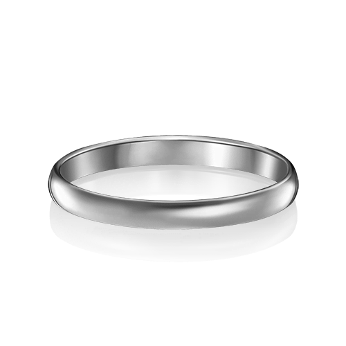 Кольцо, белое золото, 585 проба