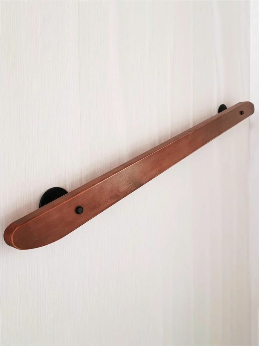 Поручень для лестницы пристенный перила, коричневый