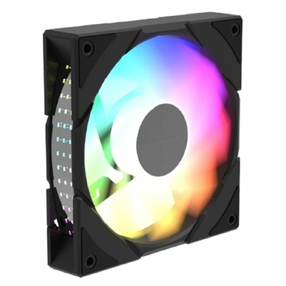 Deepcool Вентилятор Case fan CG580 FAN BK PWM, ARGB, черный, 400 - 1300. 120мм Bulk