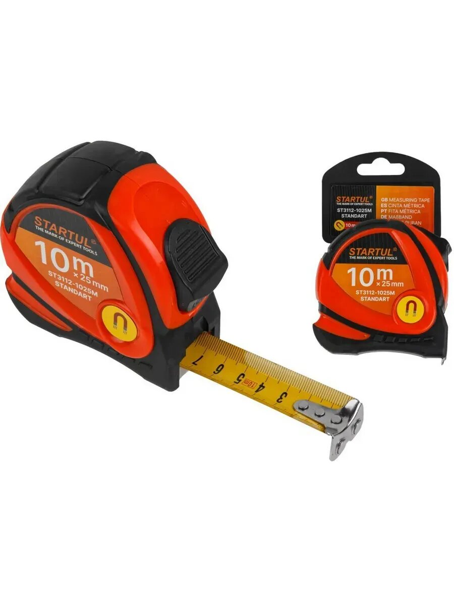 Рулетка 10 м STARTUL STANDART ST3112-1025M