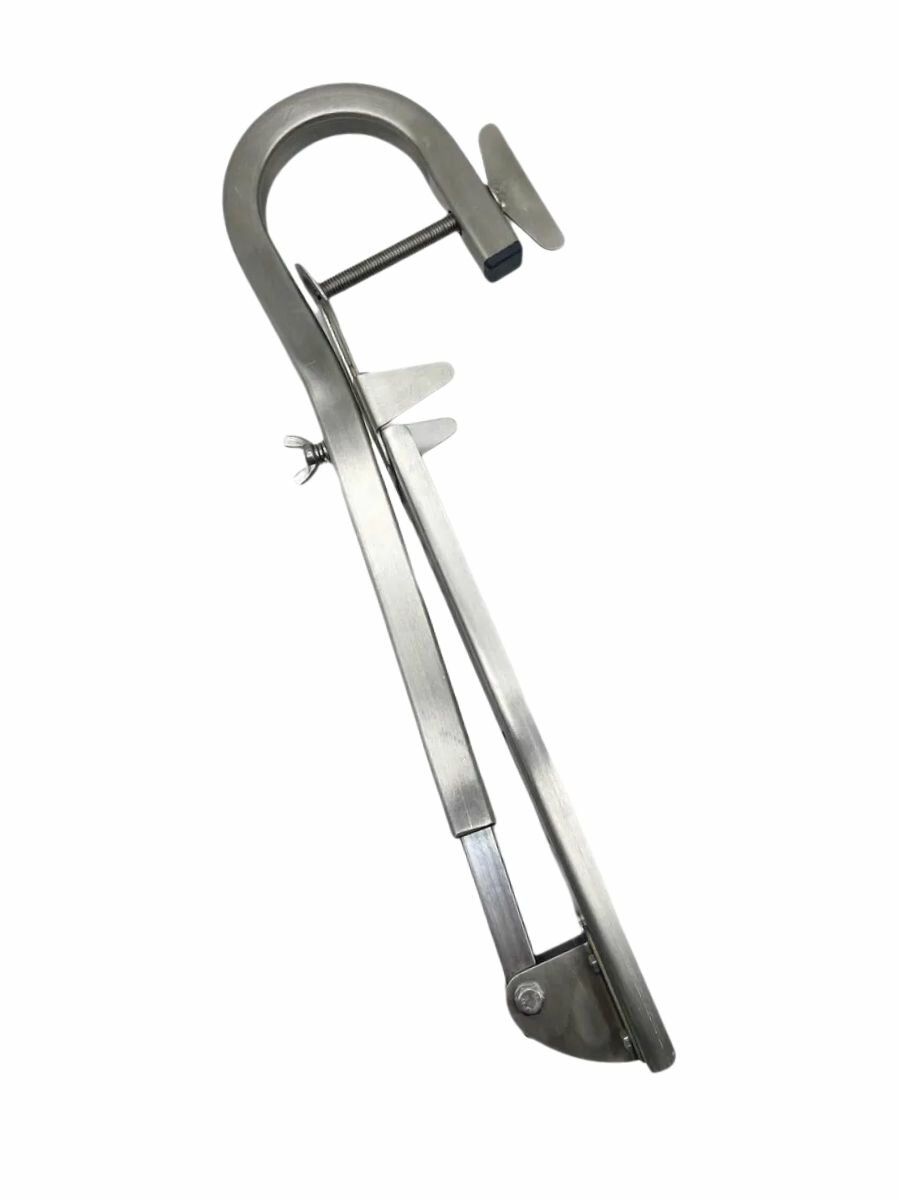 Держатель датчика эхолота нержавейка Blue Magic / держатель датчика эхолота на лодку НДНД LOWRANCE 3 в 1