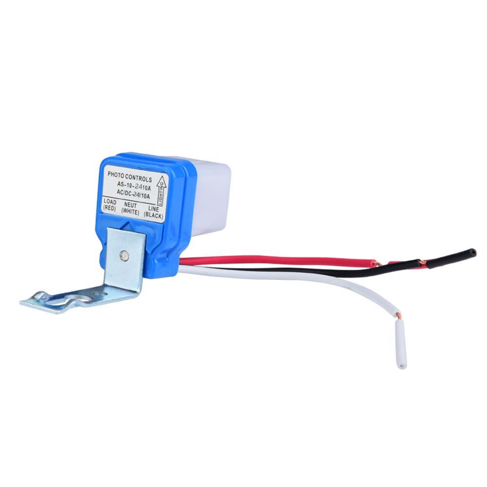 Автоматический выключатель с автоматическим включением/выключением, датчик управления уличным освещением, переменный ток 24 В 10 А