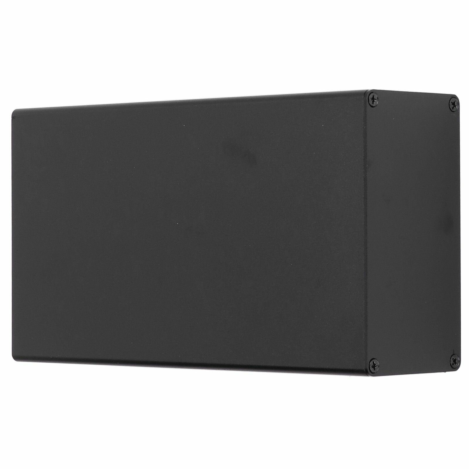 Электрическая коробка из алюминиевого сплава, проект усилителя мощности, разделенный корпус, 58x110x200 мм, матовый черный